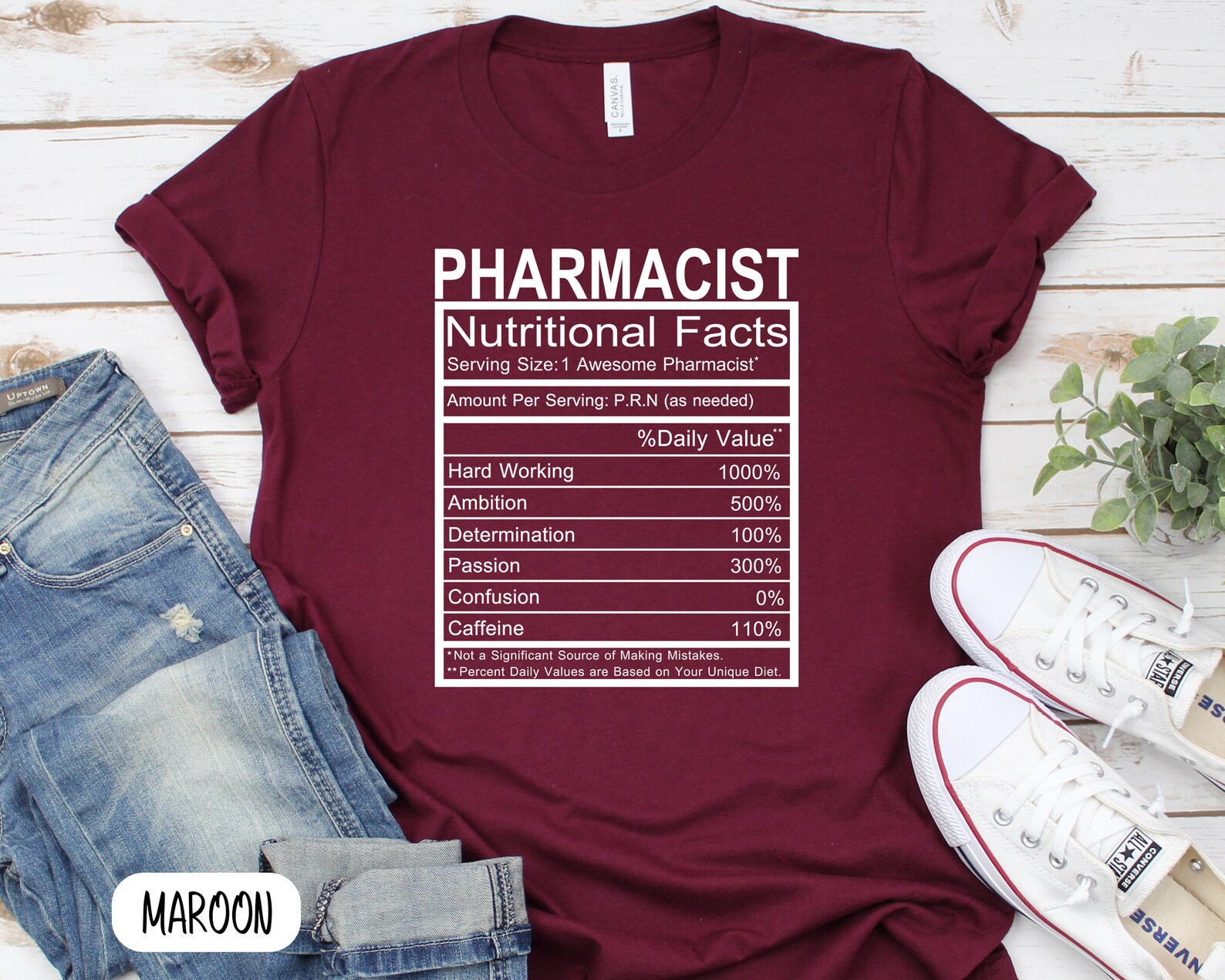 Pharmacist Nutritional Facts Definition Shirt Pharmacist Gift - Etsy