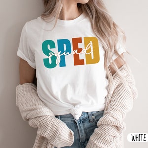 SPED Squad T-shirt, Special Education Shirt, Special Ed Gift, SPED ...