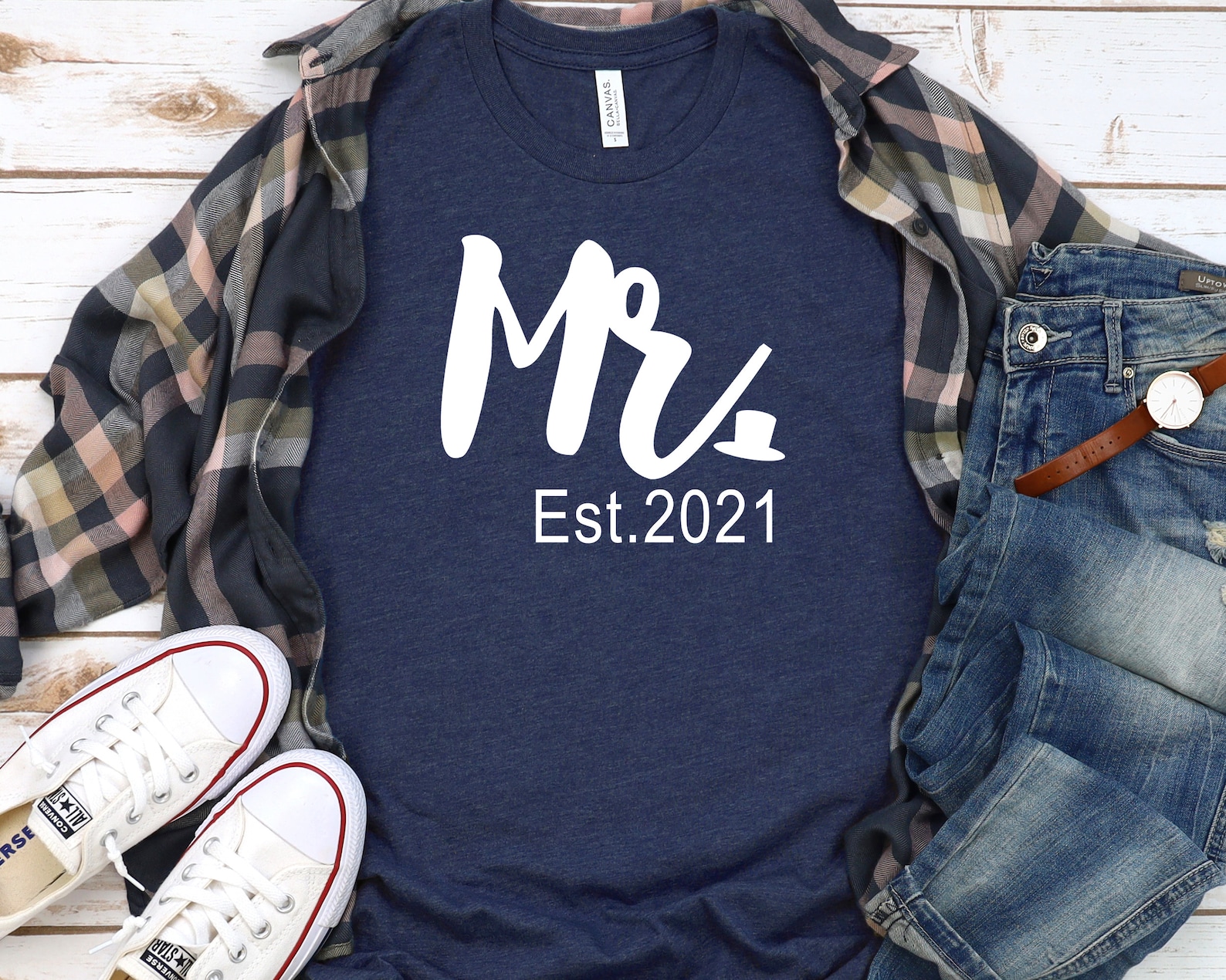 MRS Est. Shirt MR Est. Shirt CUSTOM Shirts Bride Shirt - Etsy