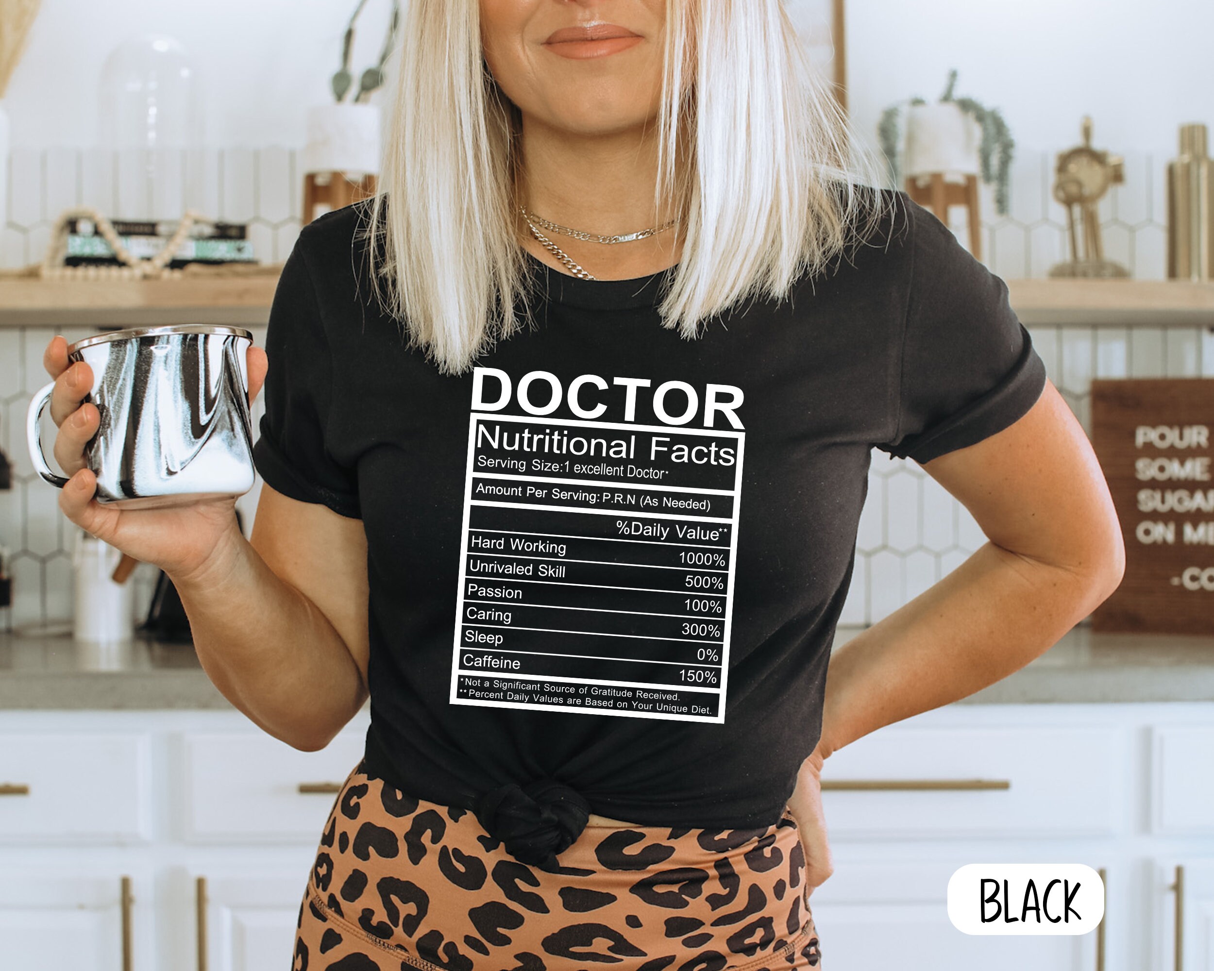 DOCTOR Nutritional Facts Definition Shirt Doctor Gift Funny | Etsy