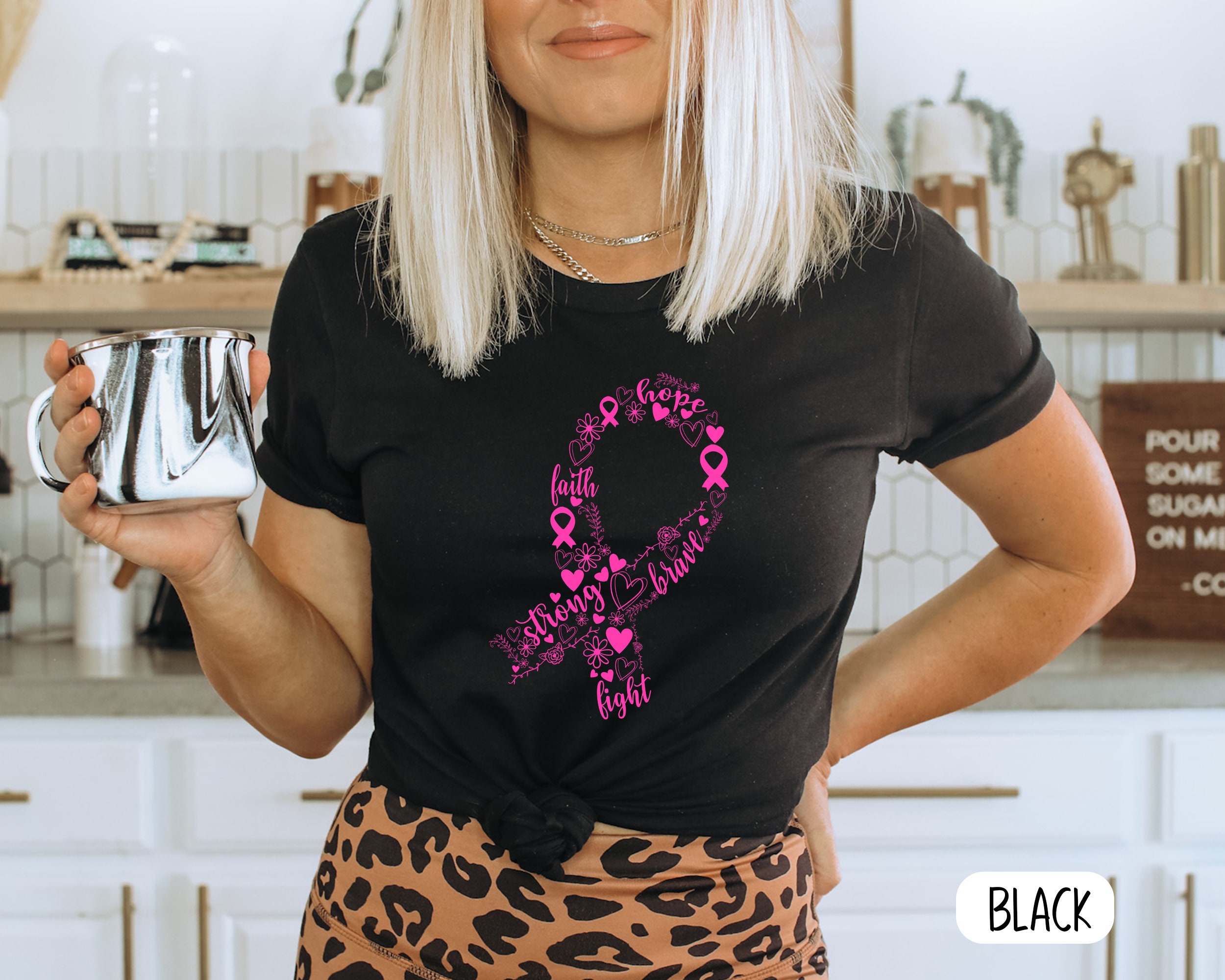 Breast Cancer Awareness Shirt Warrior Shirt Pink T Shirt Etsy