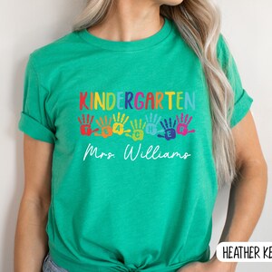 Kindergarten Teacher Shirt, Kindergarten Teacher Gift, Preschool ...