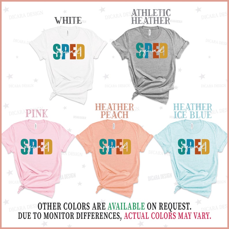 SPED Squad T-shirt Special Education Shirt Special Ed Gift - Etsy