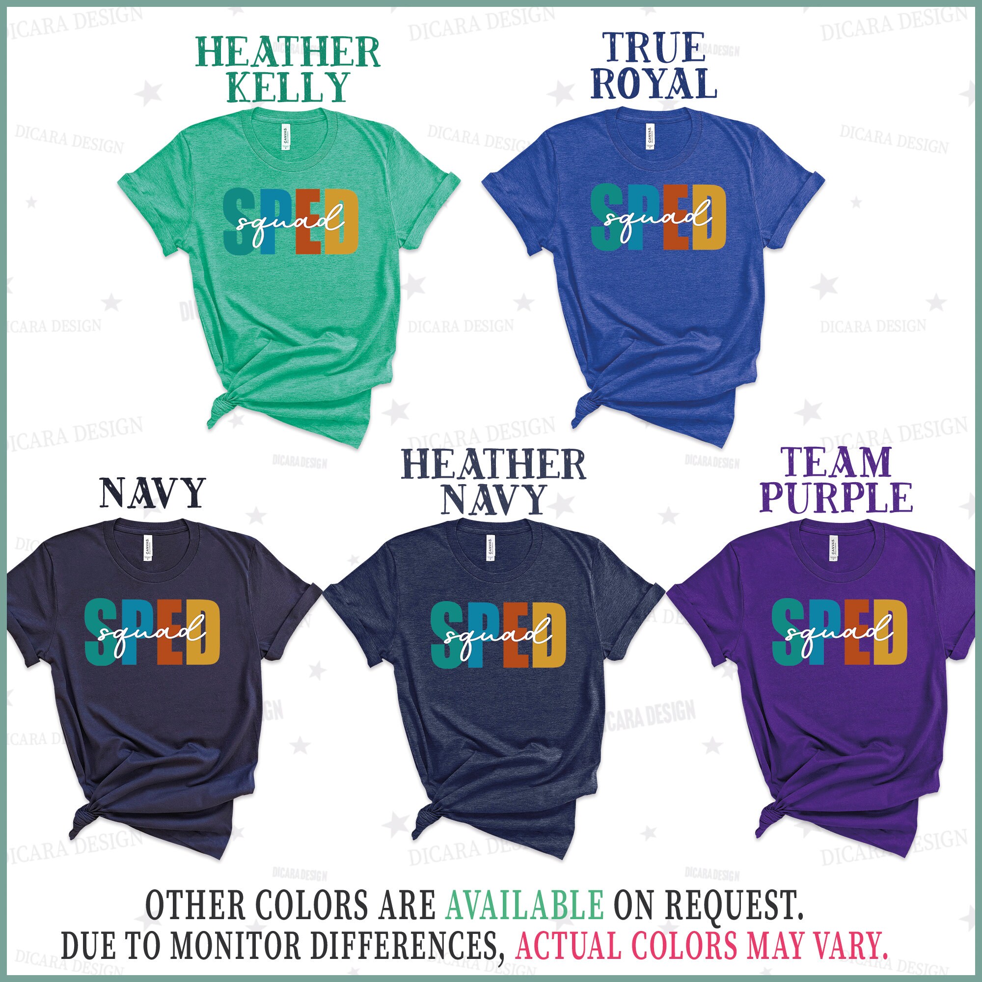 SPED Squad T-shirt Special Education Shirt Special Ed Gift - Etsy