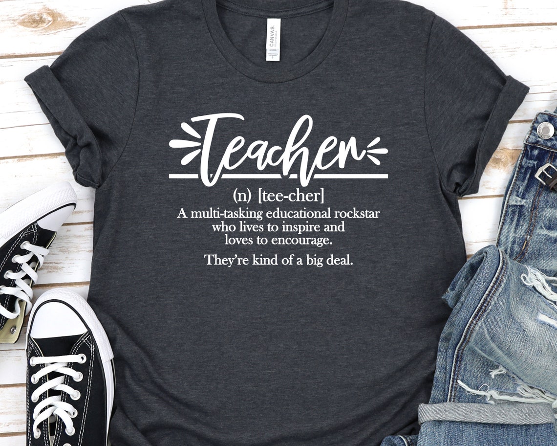 Teacher definition shirt teacher shirt teacher appreciation | Etsy
