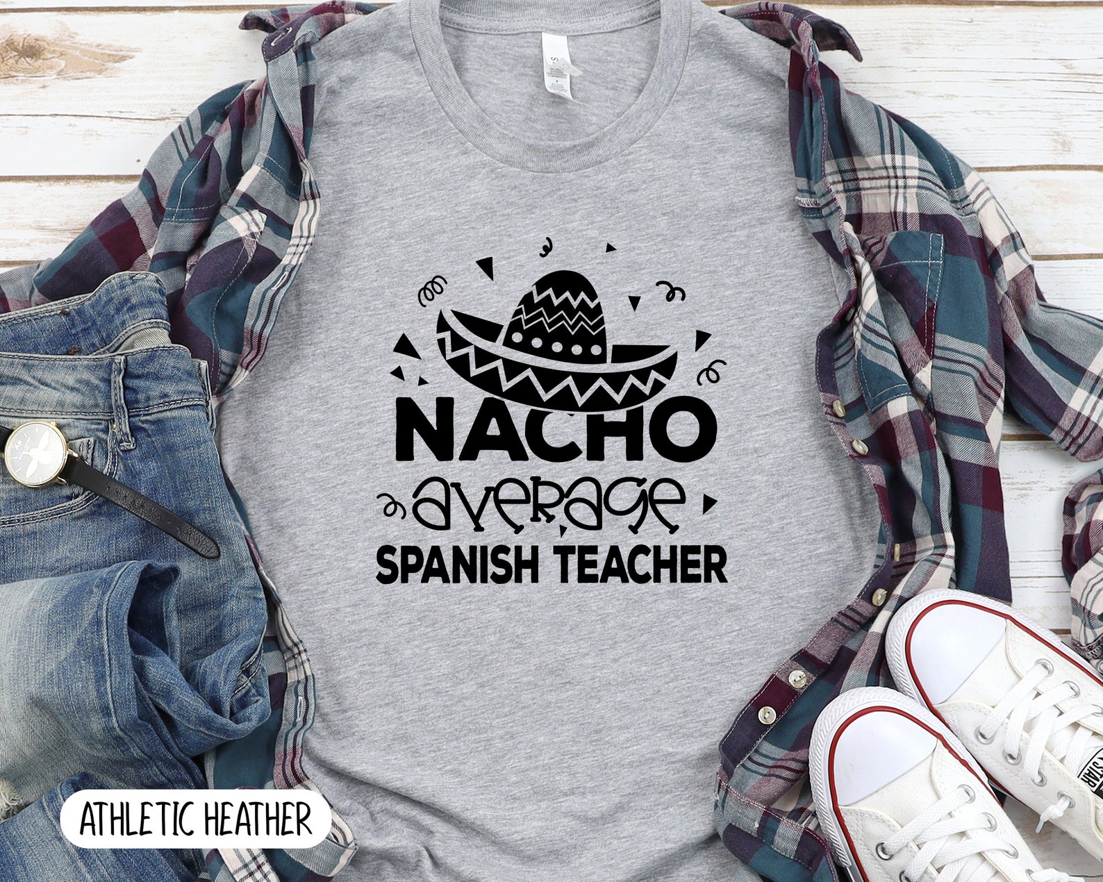 Funny Nachos T-shirt Nacho Average Teacher Shirt Teachers - Etsy