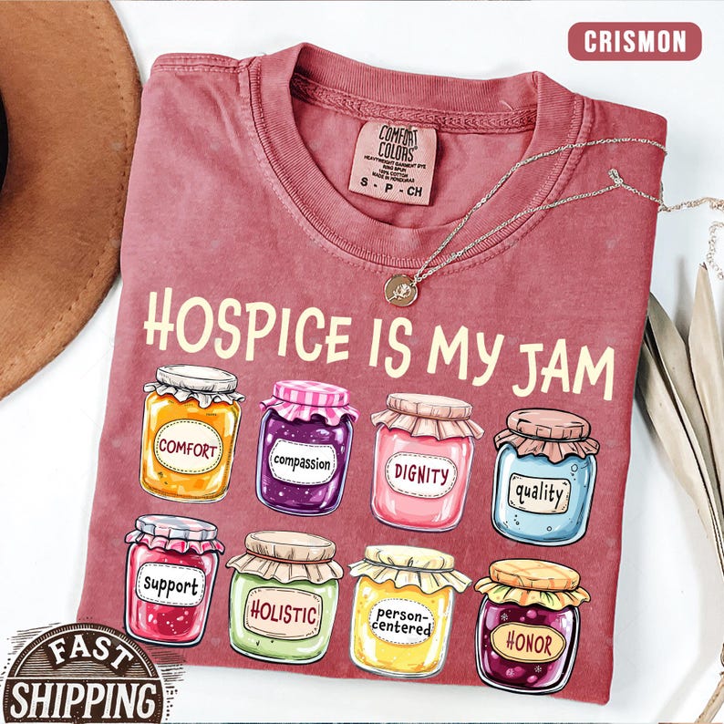 Comfort Colors® Hospice Shirt,hospice is My Jam Shirt,hospice Nurse ...