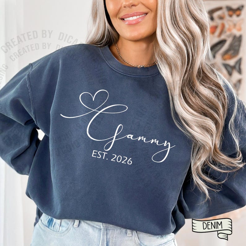 Comfort Colors® Personalized Gammy Shirt, Promoted to Gammy Shirt - Etsy