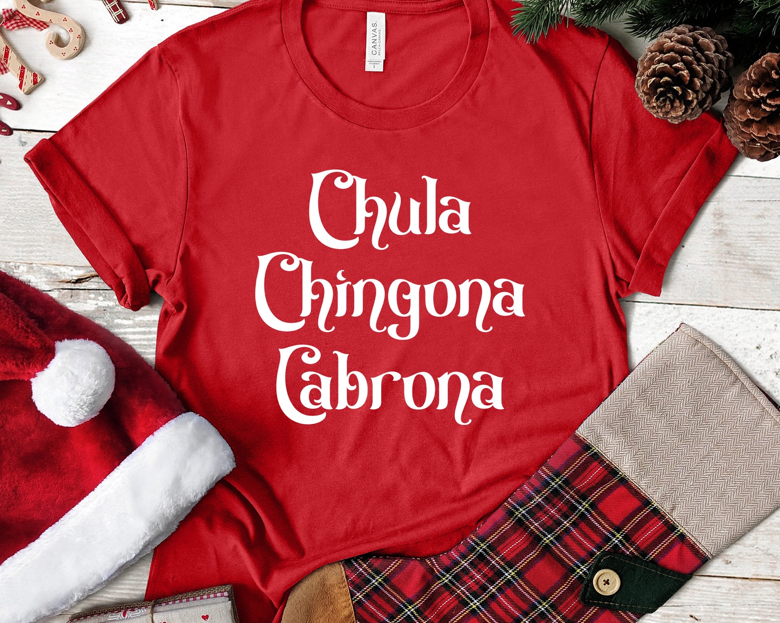Chula Chingona Cabrona Shirt Chula Chingona Chica Shirt - Etsy
