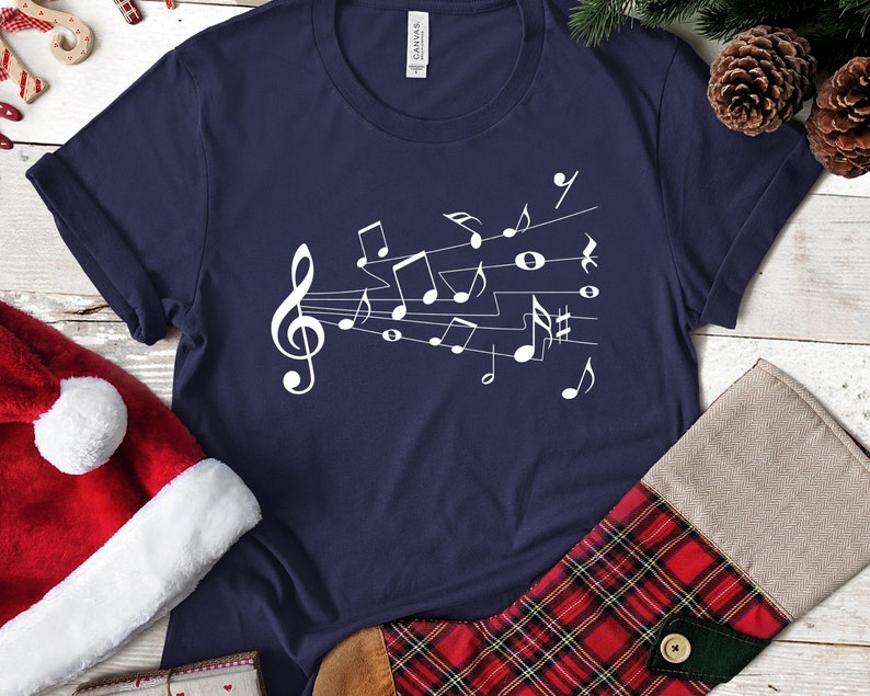 Music Shirt Music Lovers Gifts Music Notes Shirt Piano Gift - Etsy