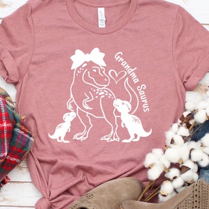 Grandma Saurus Shirt Grandma Dinosaur Tee Grandma T Rex Shirt Nana ...