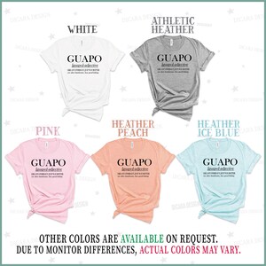 El Guapo Definition T-shirt, Funny Spanish Shirt, Husband Gift - Etsy