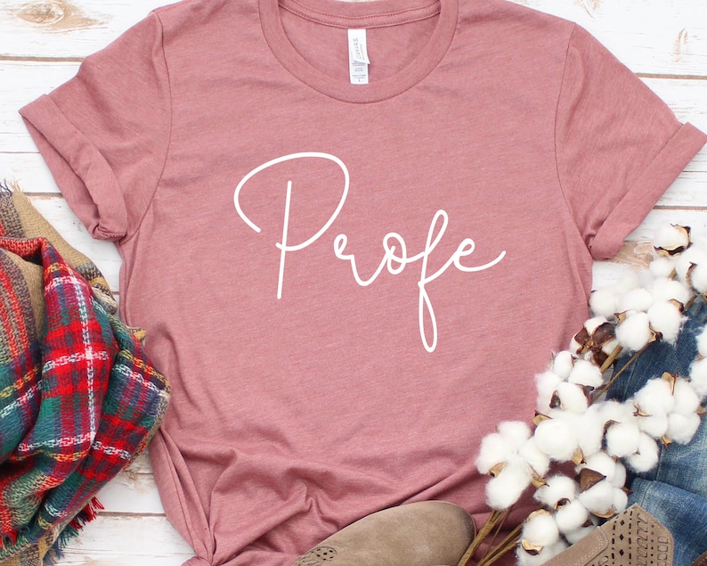 Profe Shirt Spanish Teacher T Shirt Spanish Professor - Etsy