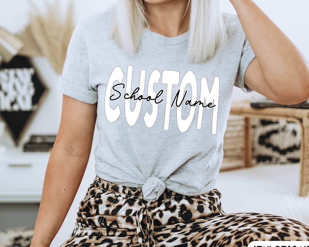 Custom Teacher Shirt: Personalized School Team T-shirt - Etsy