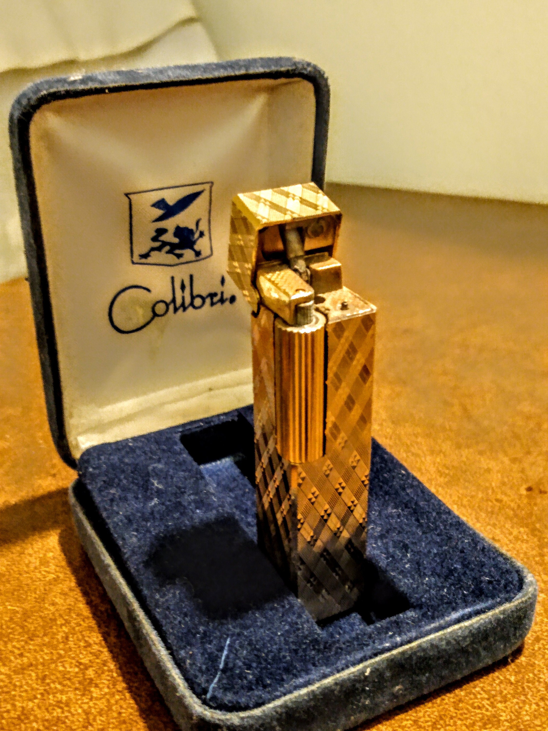 Vintage Gold Plated Butane Pocket Lighter - Etsy