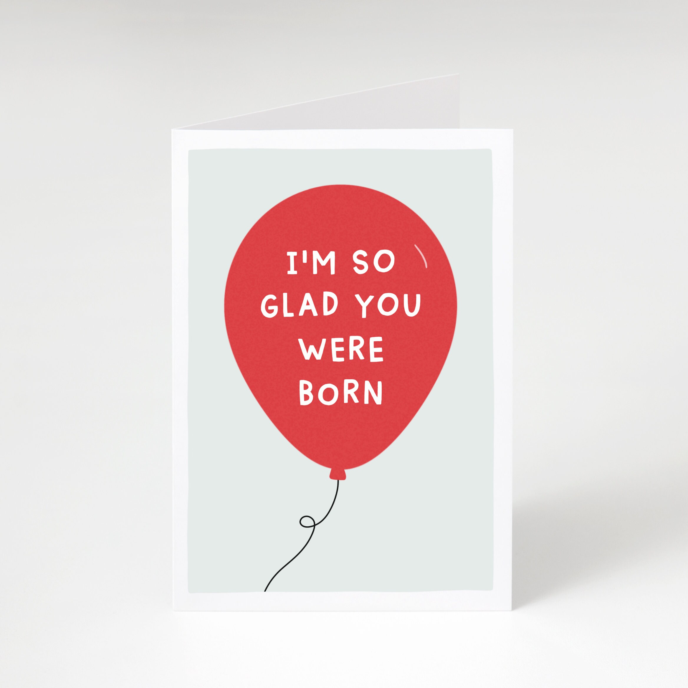 I'm So Glad You Were Born Funny Birthday Card Friend | Etsy