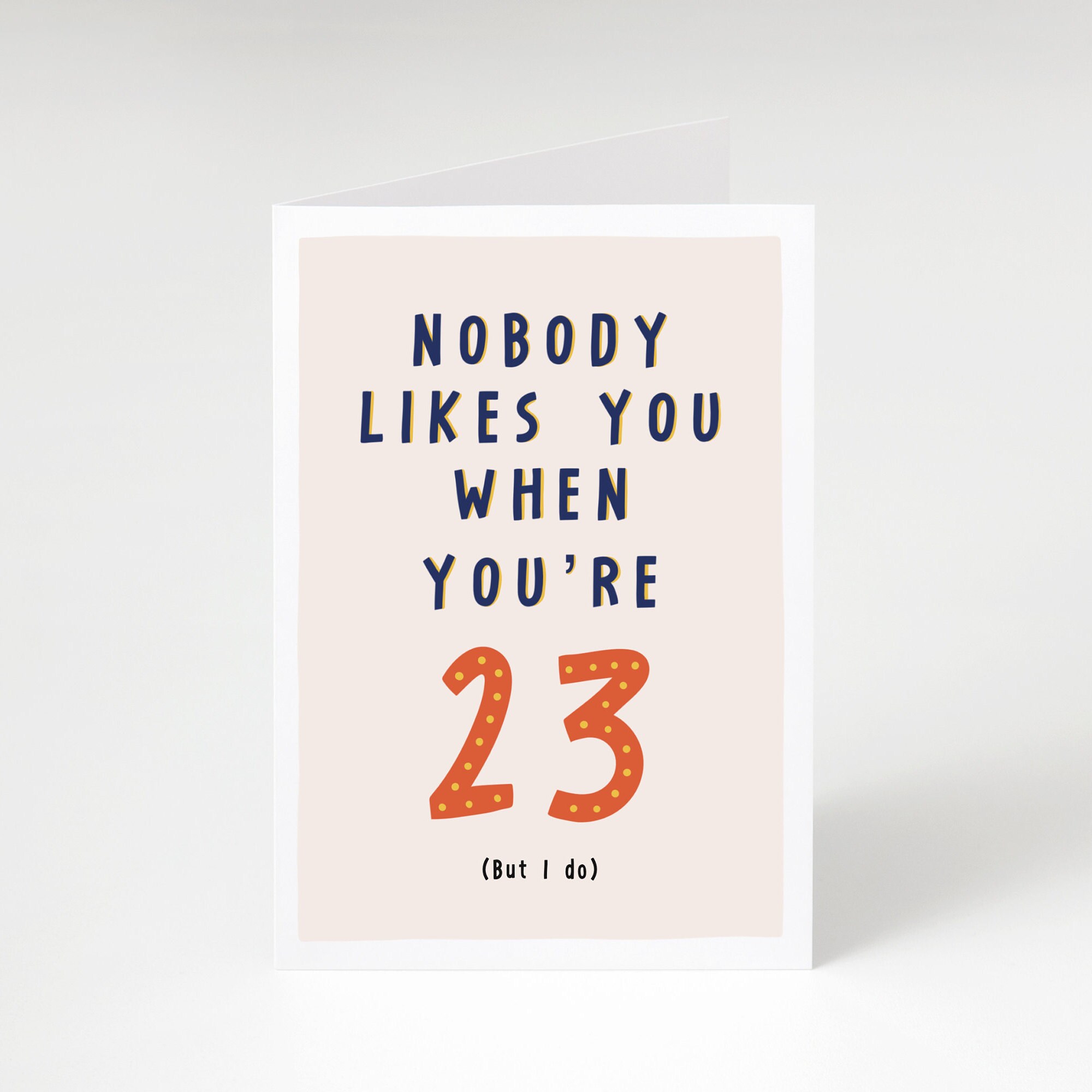 23rd Birthday Card Blink-182 Funny Birthday Card Friend | Etsy