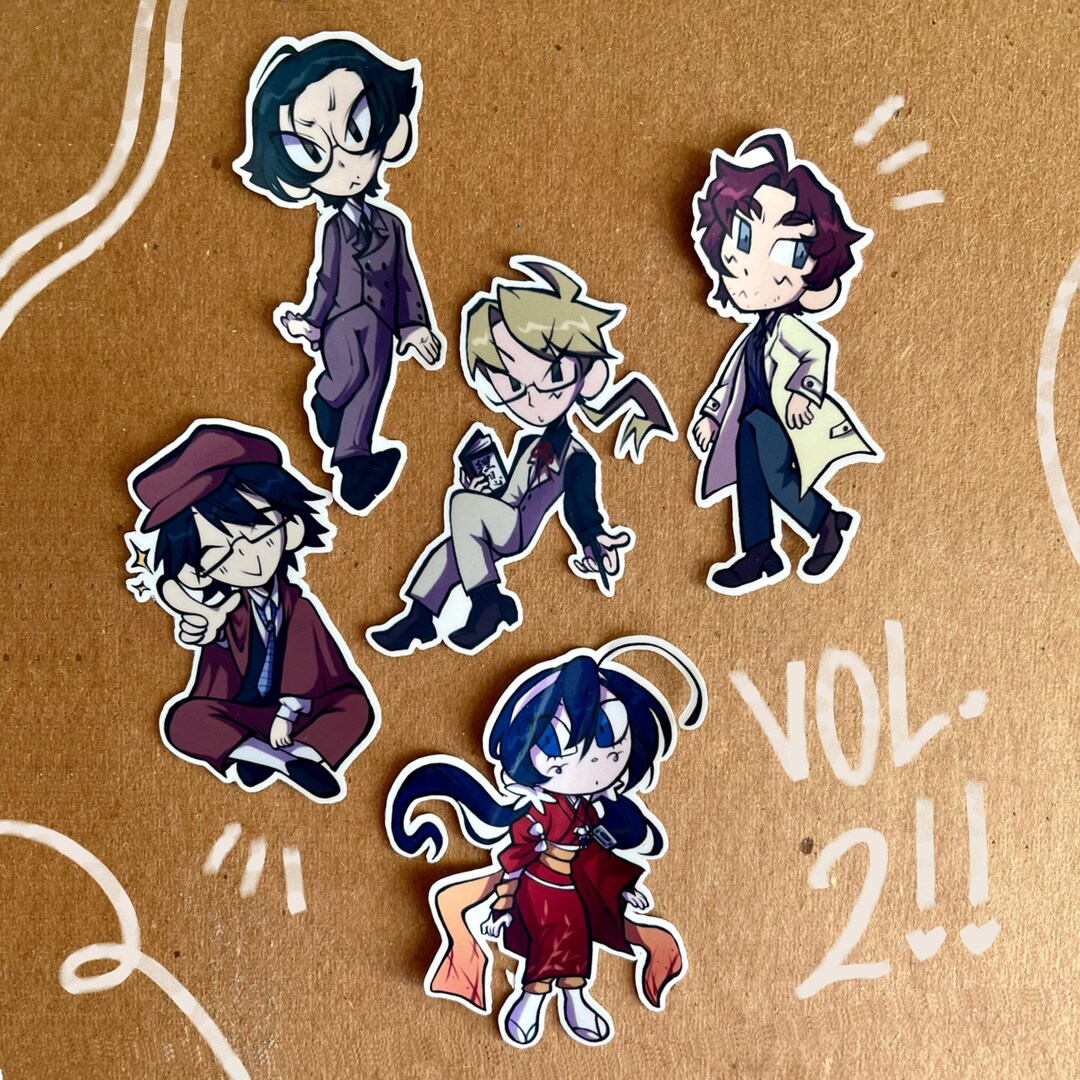 Bungou Stray Dogs Stickers Vol. 2 - Etsy