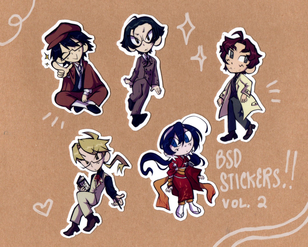 Bungou Stray Dogs Stickers Vol. 2! - Etsy