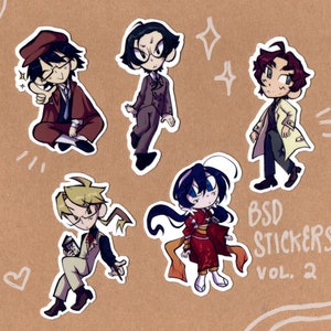 Bungou Stray Dogs Stickers Vol. 2! - Etsy