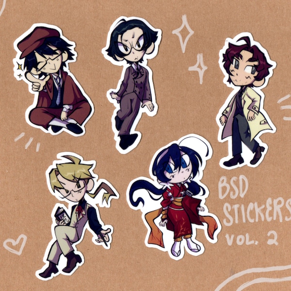Bungo Stray Dogs Stickers - Etsy