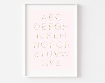 Daisy Chain Print - Etsy UK