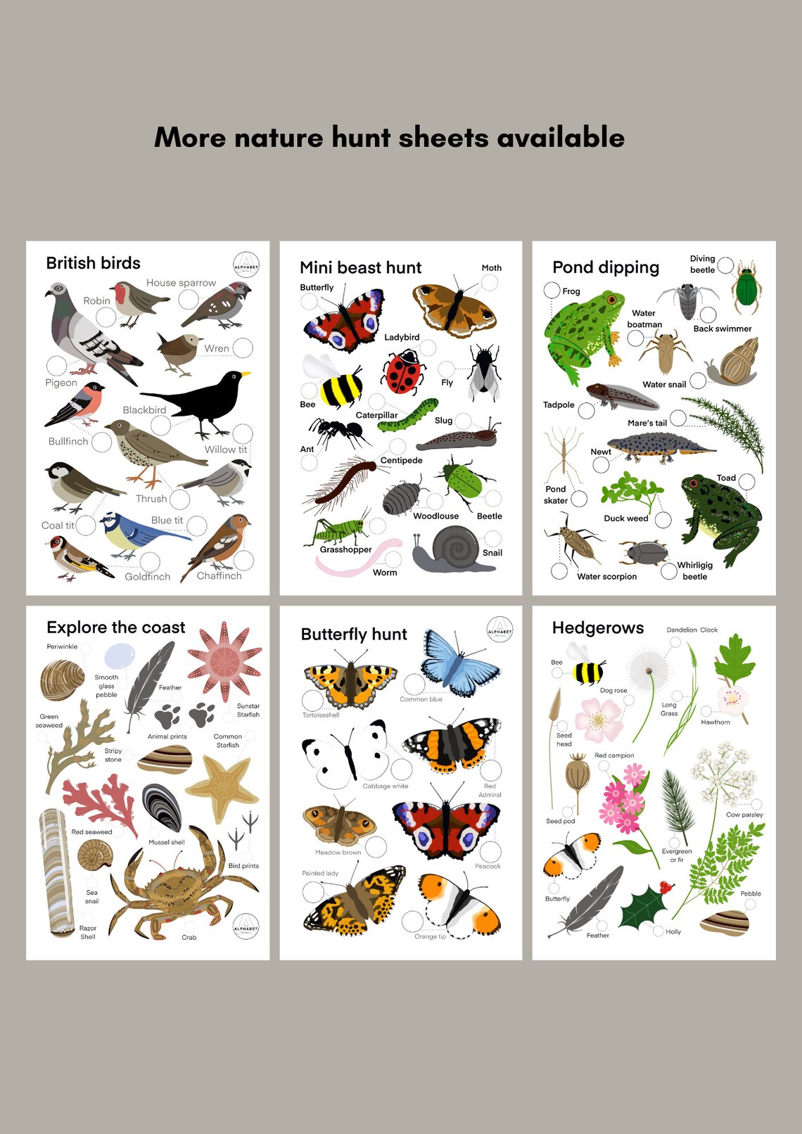 Woodland Treasure Hunt Printable for Kids - Nature Scavenger Hunt Game ...