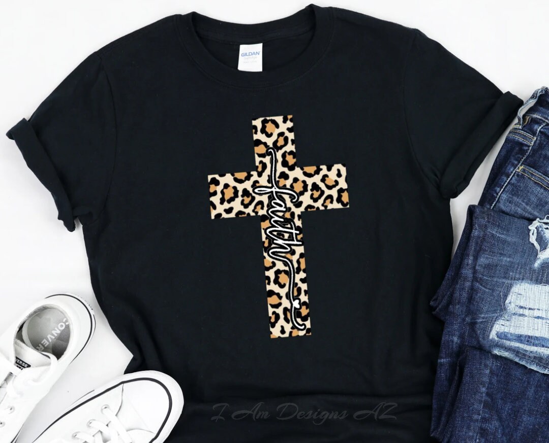 Faith Cross T-shirt - Etsy