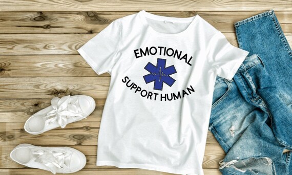 Emotional Support Human T-shirt - Etsy