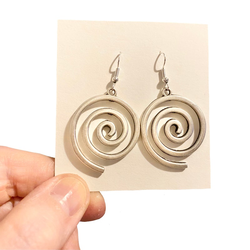 Swirl Earrings - Etsy