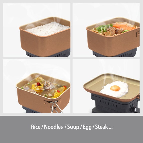 Electric Mini Travel Cooker Dual Voltage with Burner Stove | Etsy