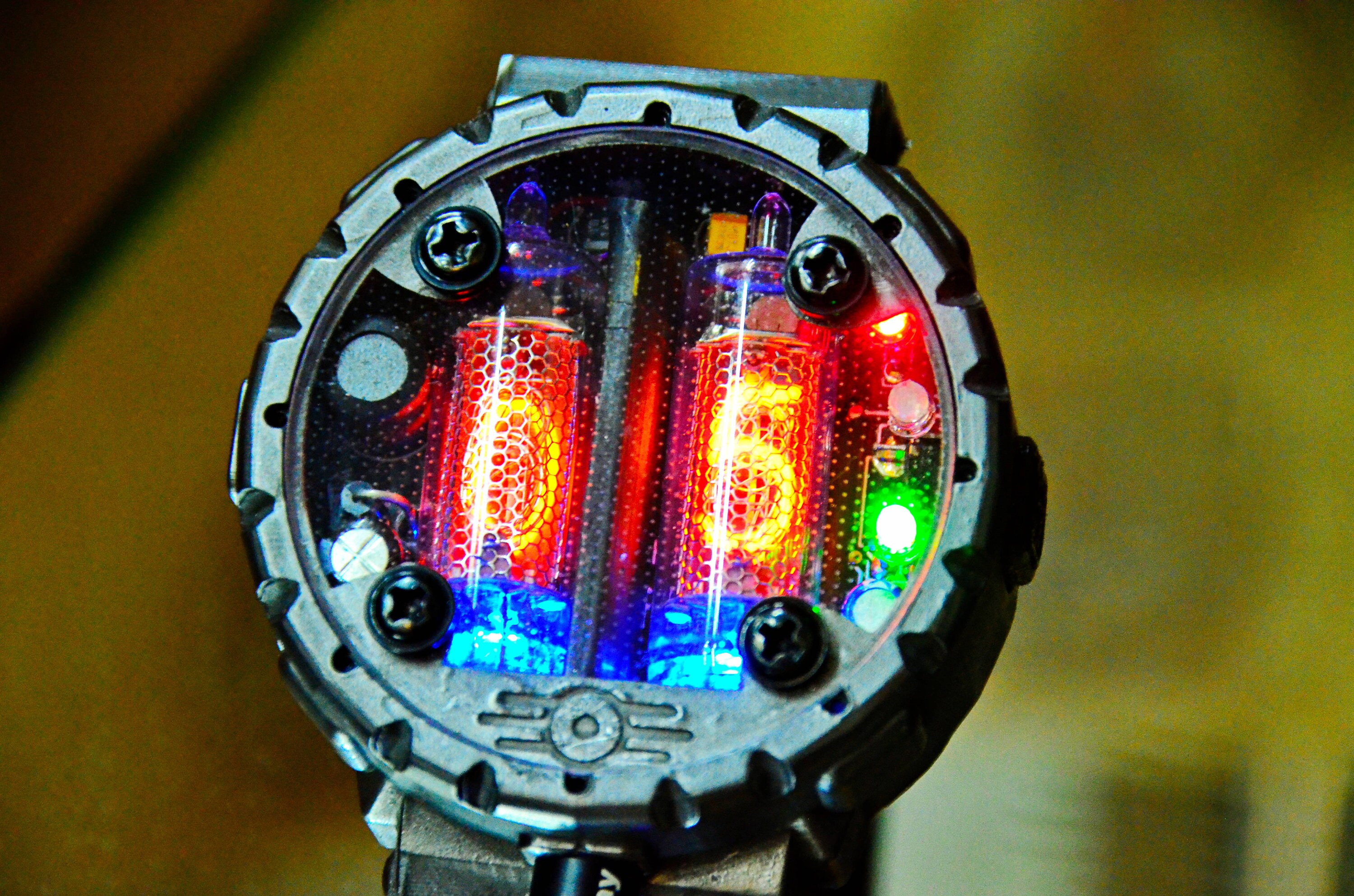 Nixie Tube Watch IN-16 graphite | Etsy