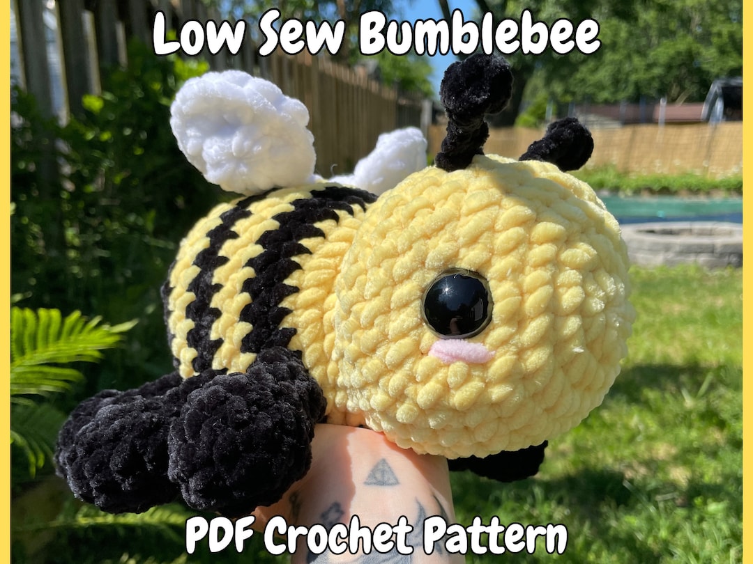 Low Sew Bumblebee Crochet Amigurumi Pattern | PDF Digital Download ...