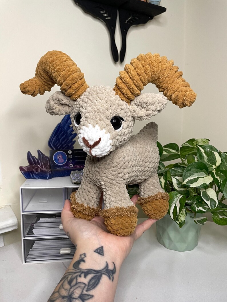 Ridge the Standing Ram | PDF Crochet Amigurumi Pattern - Etsy