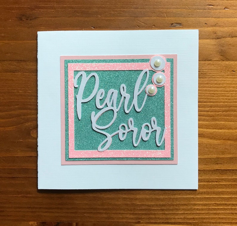 Diamond Soror or Pearl Soror Card - Etsy