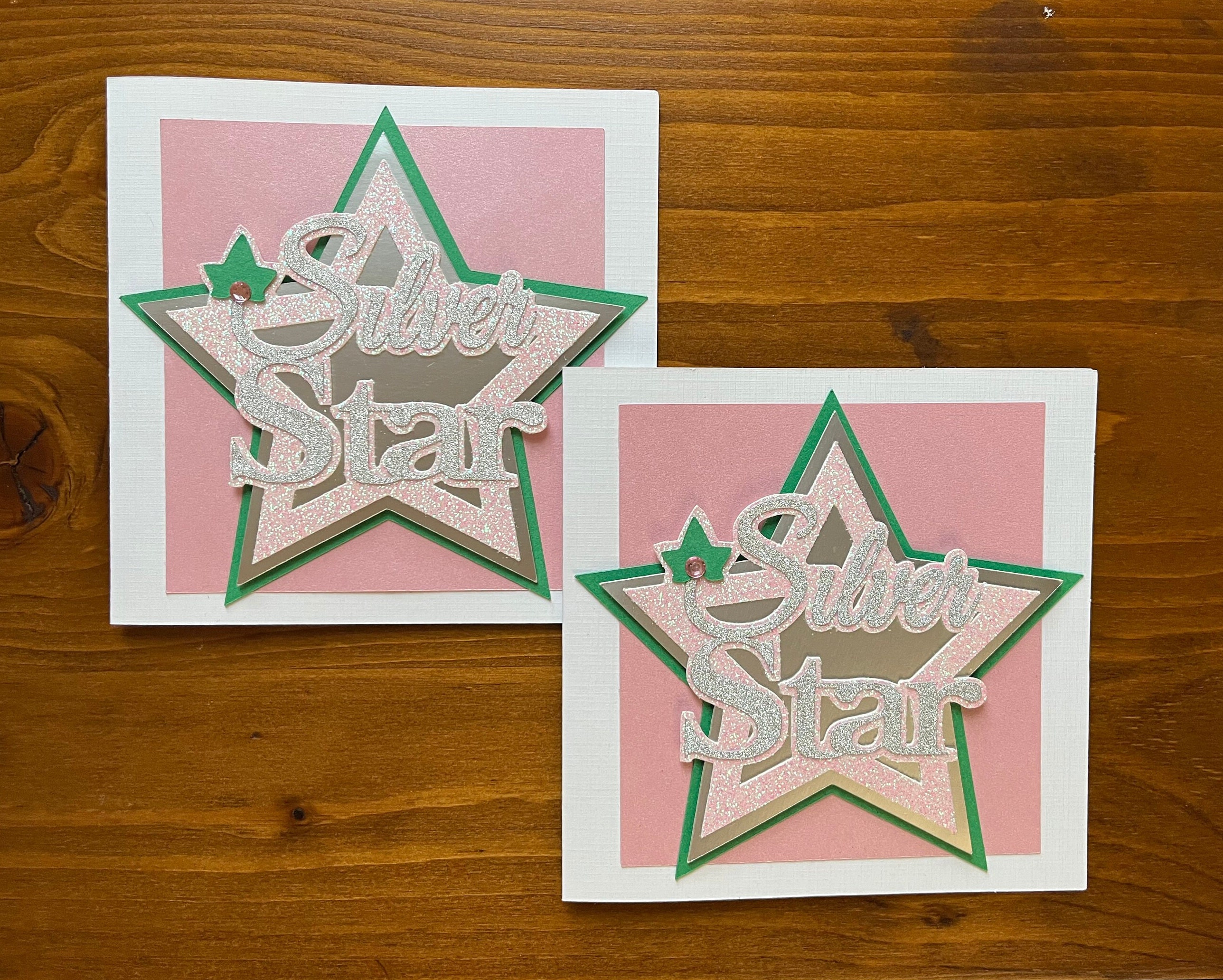 Silver Soror Star Card - Etsy