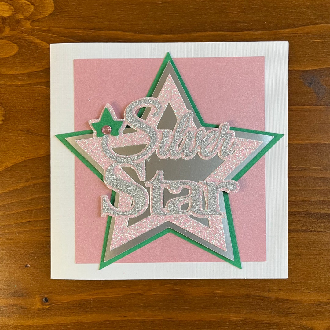 Silver Soror Star Card - Etsy