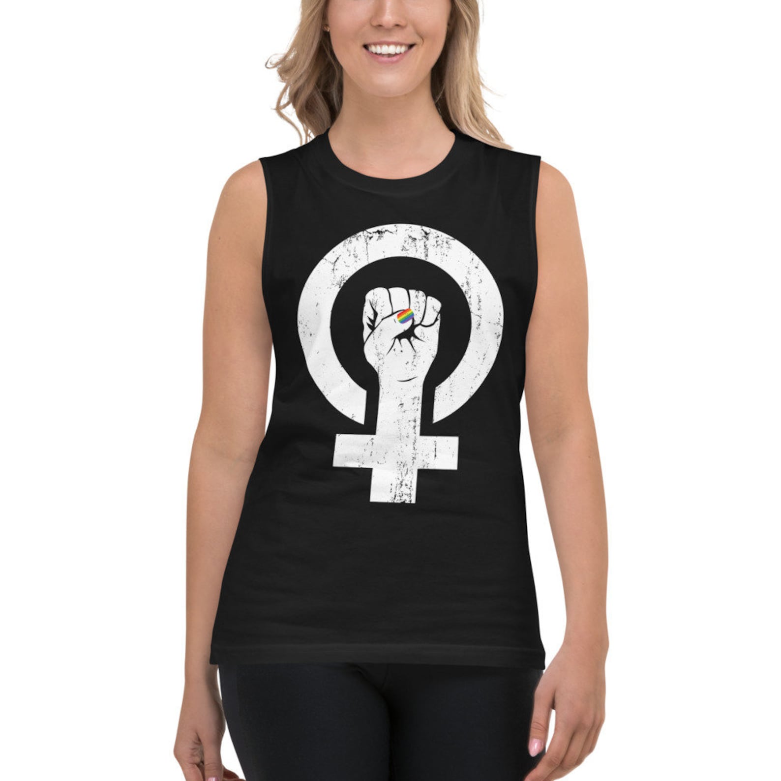 Pride Tank Top Proud Feminist Tank LGBTQ Tank Gay Women Lesbian Queer ...
