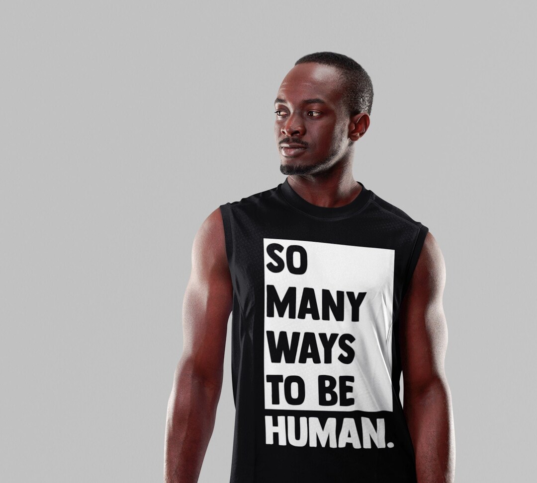 LGBTQ Tank - so Many Ways to Be Human - Unisex Muscle Tank - Queer ...