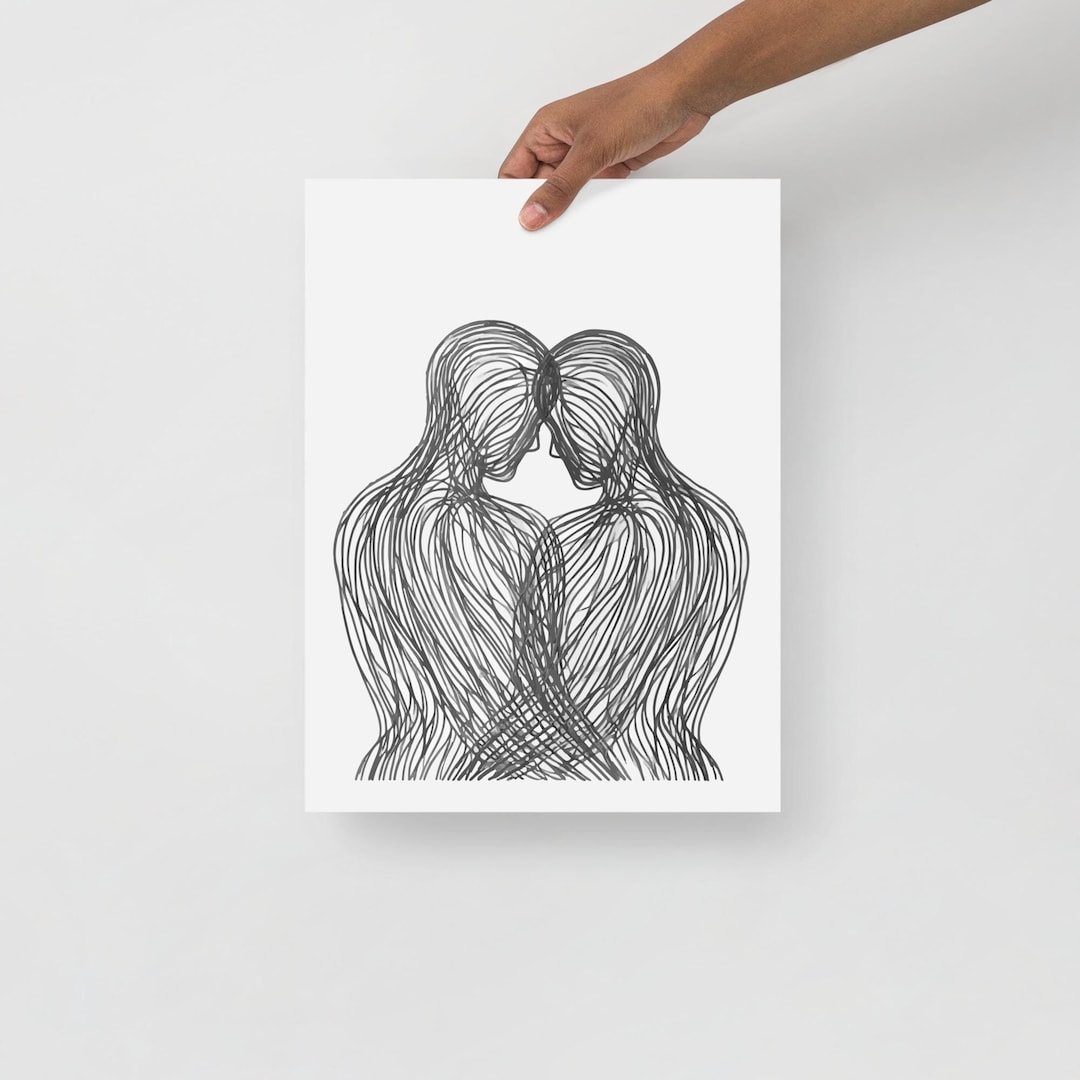Men Intertwined Poster - LGBTQ Art - Gay Poster - Gay Love - Queer Love ...