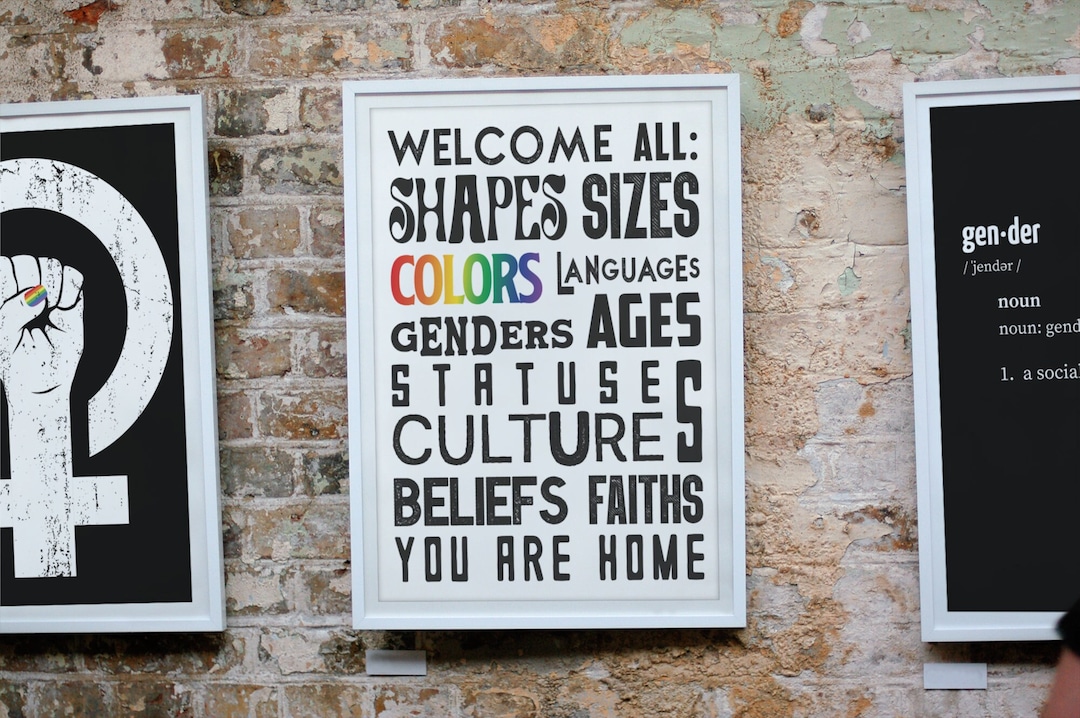 You Are Home Poster - LGBTQ+ Home Decor - Inclusive Welcome Poster ...