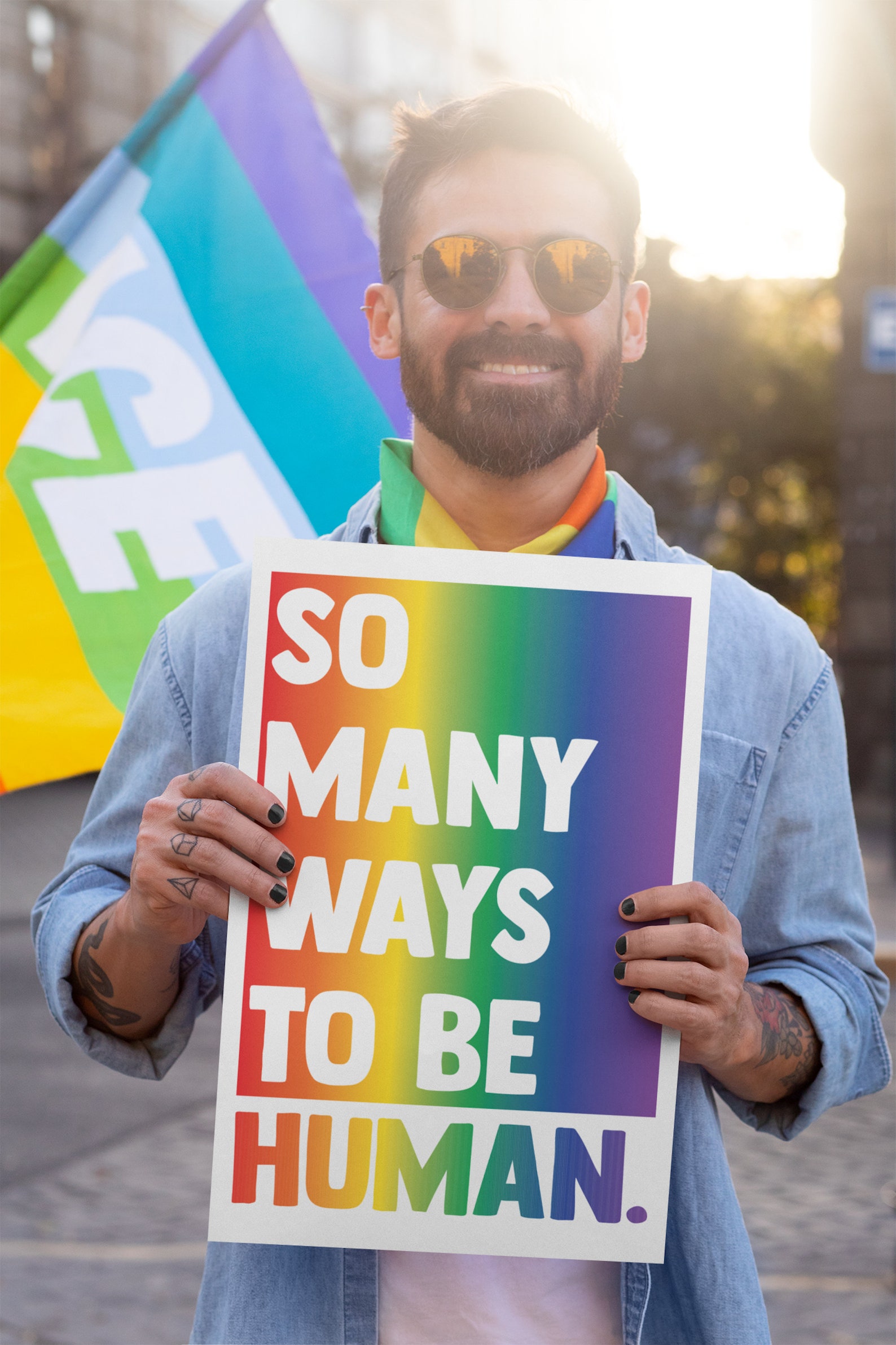 Pride Poster so Many Ways to Be Human Art Print Poster - Etsy