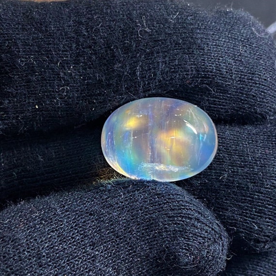 Rainbow Moonstone Gem