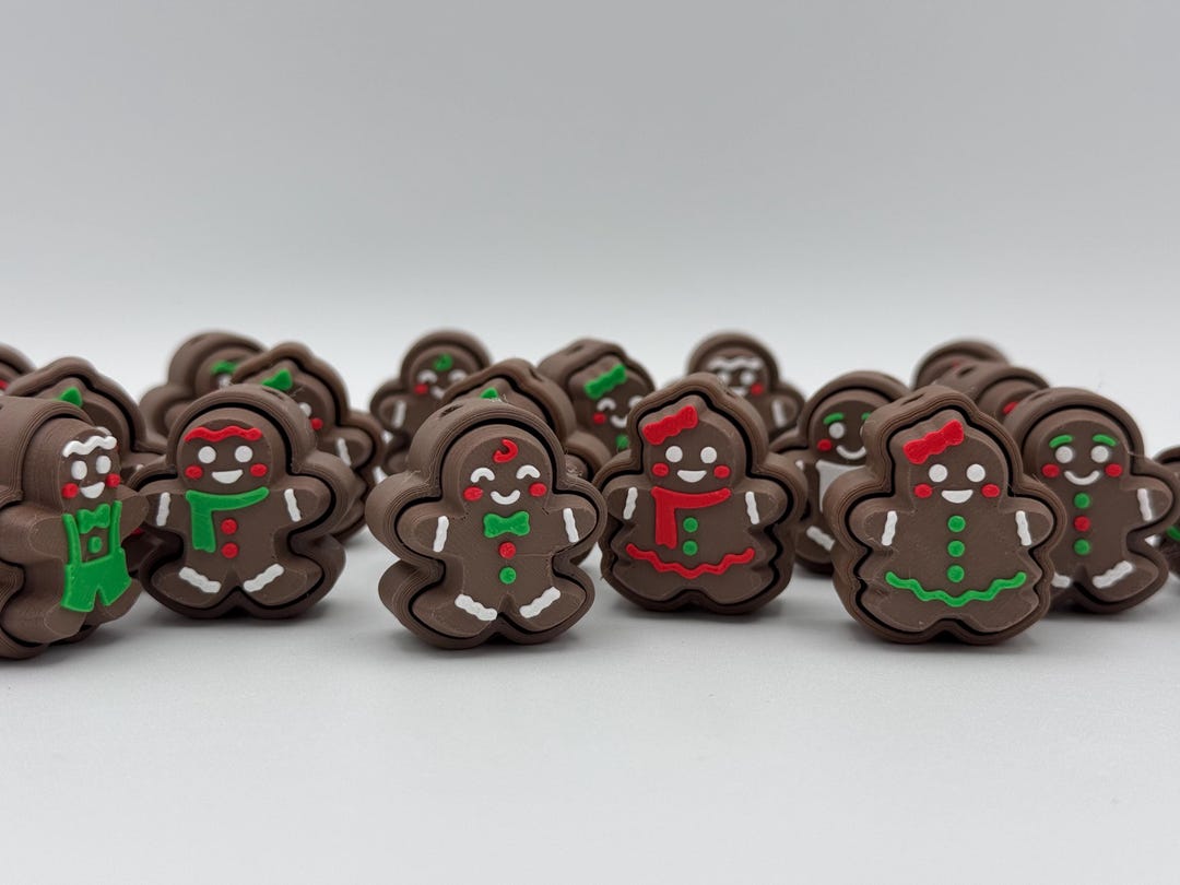 Adorable Gingerbread Fidget Toy With Real Keyboard Switch Satisfying ...