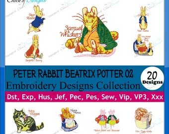Beatrix Potter Embroidery | Etsy