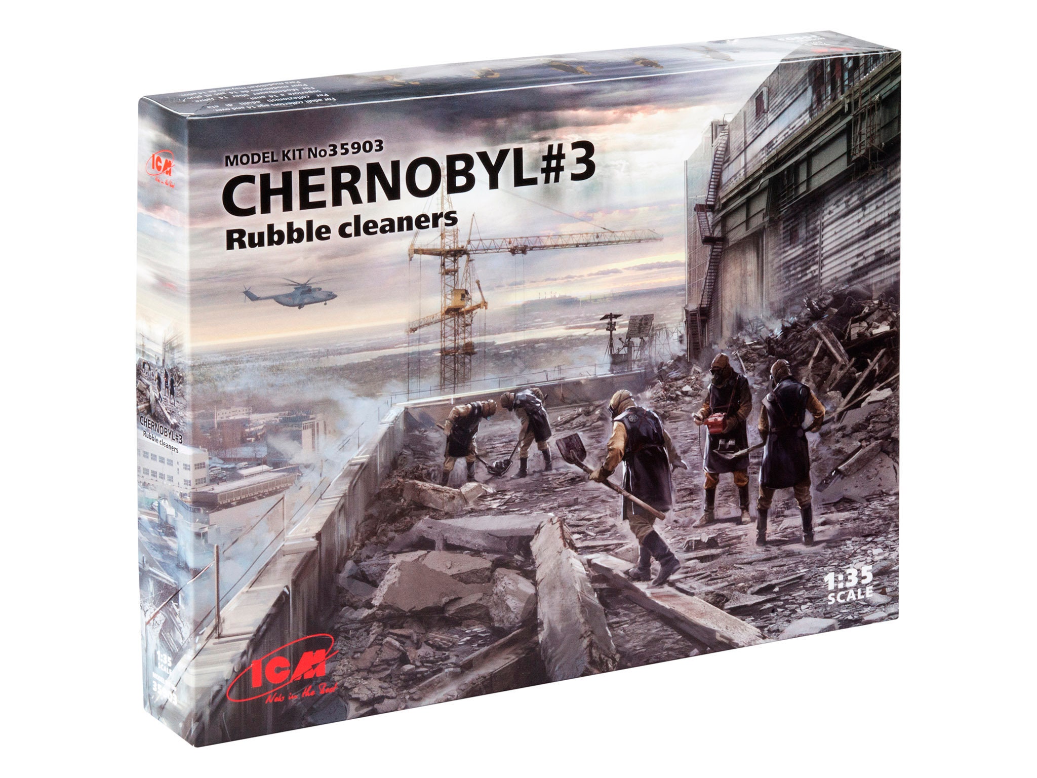 1/35 Gift Set Chernobyl 3. Rubble Cleaners 5 Figures ICM - Etsy UK