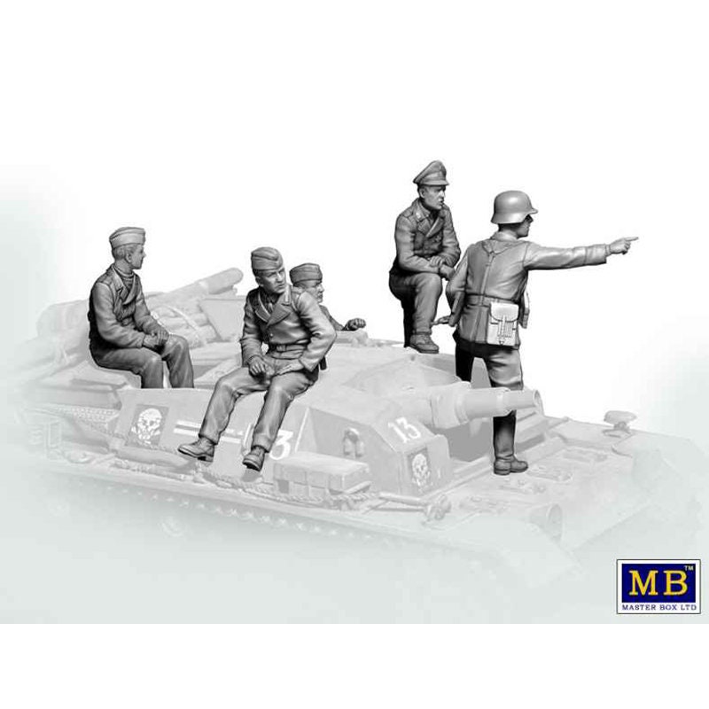 Scale Kit 1/35 Master Box 35208 German Stug III Crew. WW II Era. Their ...