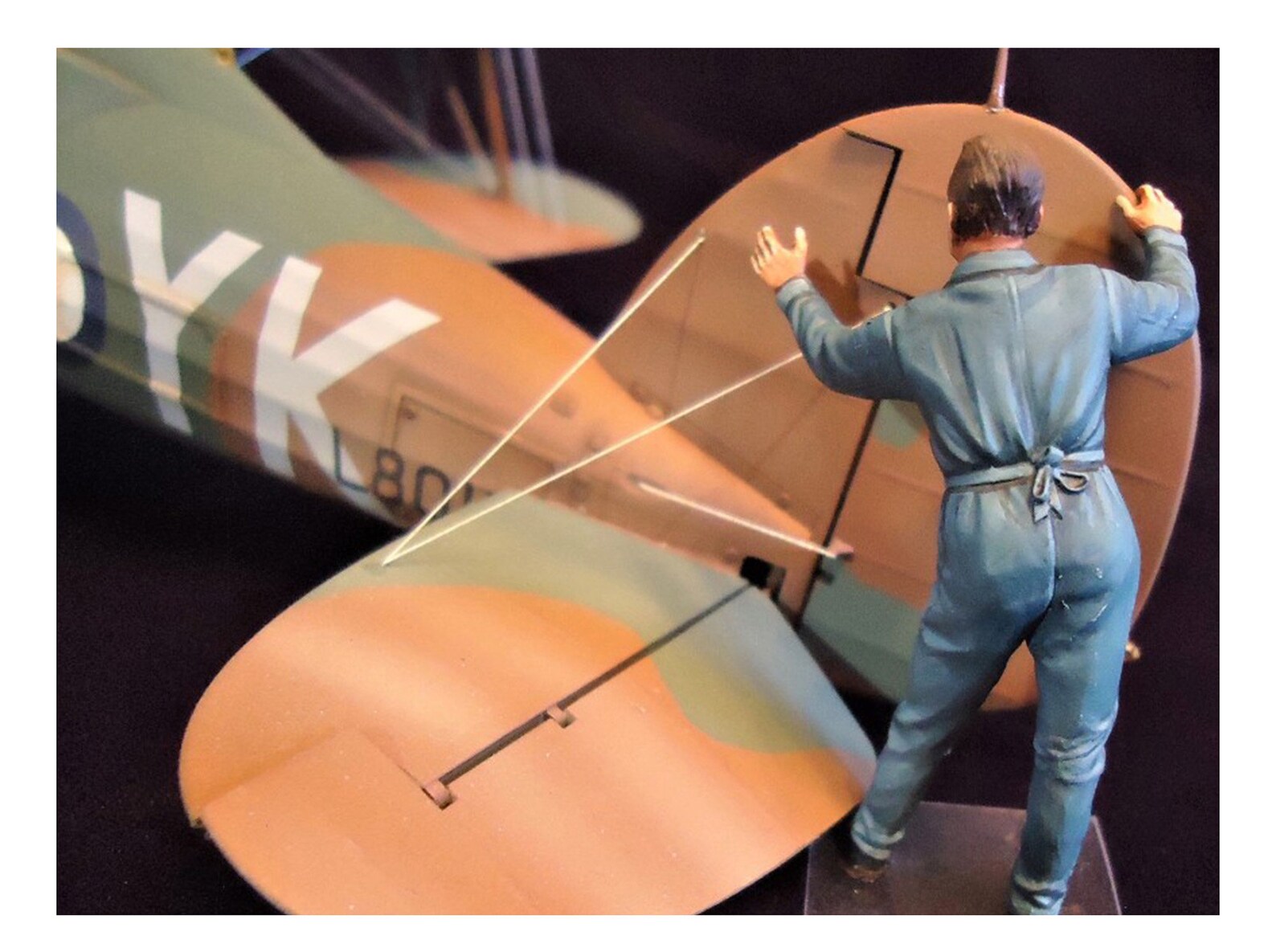 Escala: 1/32 figuras de plástico WWII British Ground Personnel 1939 ...