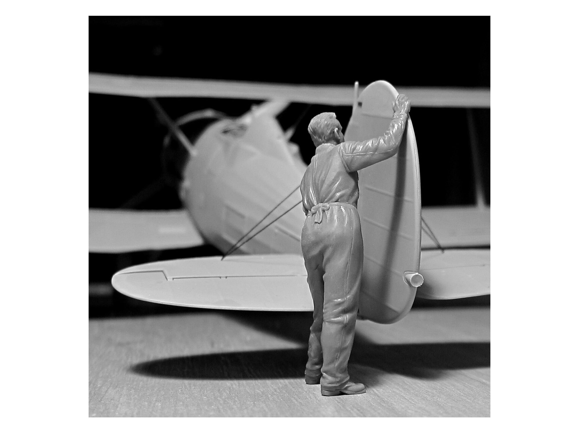 Escala: 1/32 figuras de plástico WWII British Ground Personnel 1939 ...