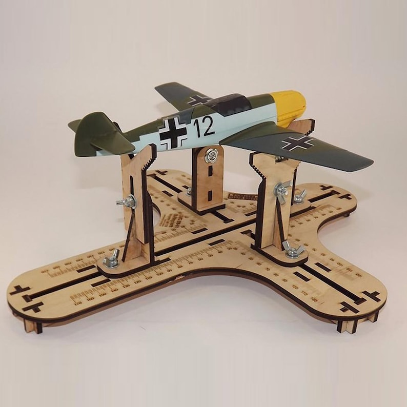 Wooden Airplane Building Berth for 1/144 1/72 1/48 1/32 Scales Stand ...